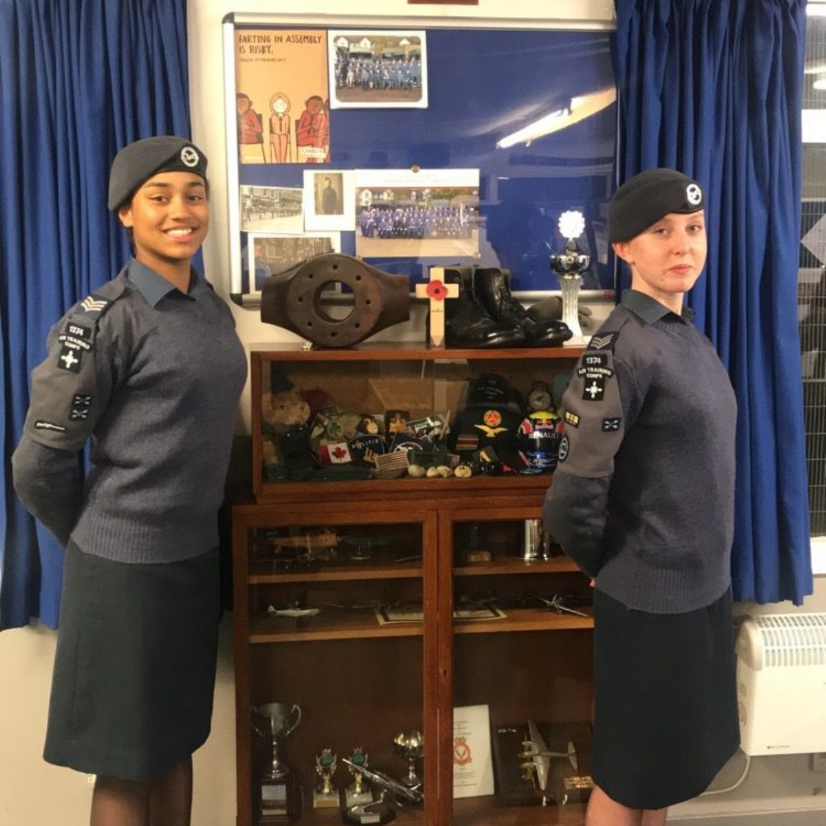 Queen Elizabeth's Girls' School - Year 11 Air Cadets Flying High!